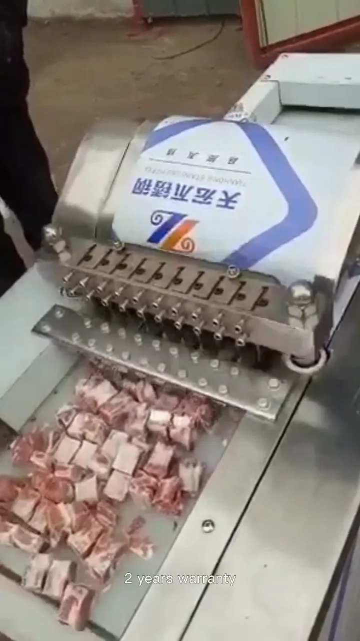 Time Saving Fish Cutting Machine / Electric Rib Cutter / Chicken Meat ...