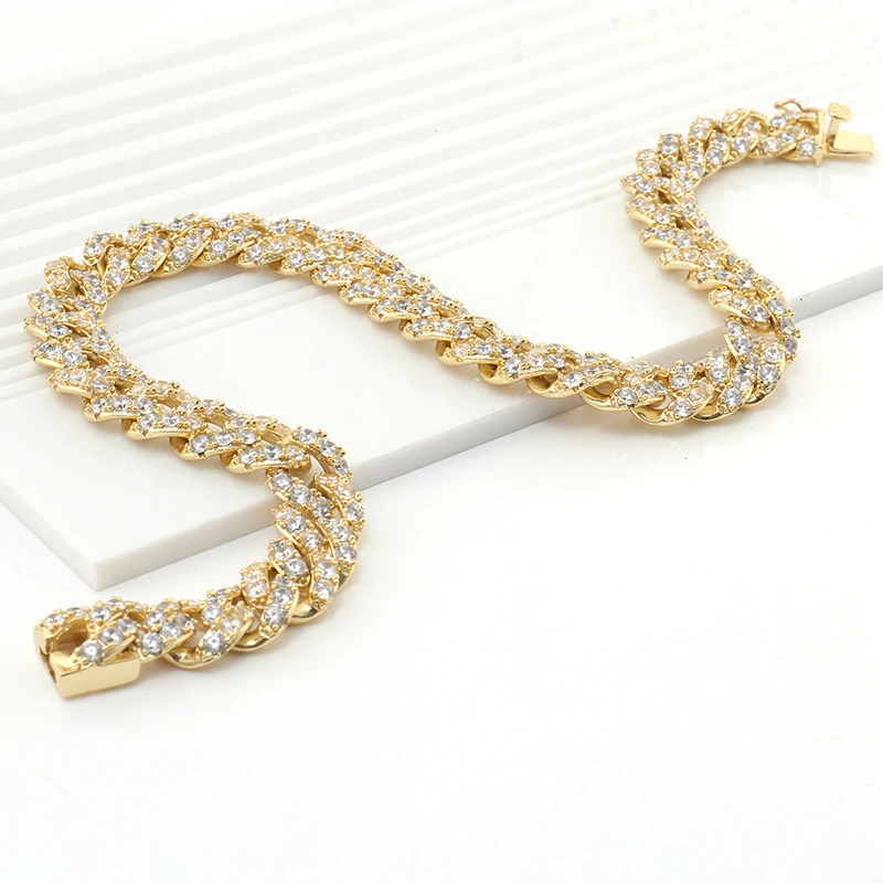 Dog Cuban Link Chain Dog Collar Thick Necklace 925silver/gold Vvs ...