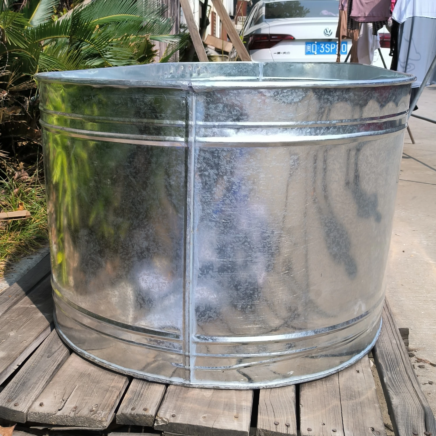 Customized Hand Made Zinc Steel Bathtub - Soaking Tub