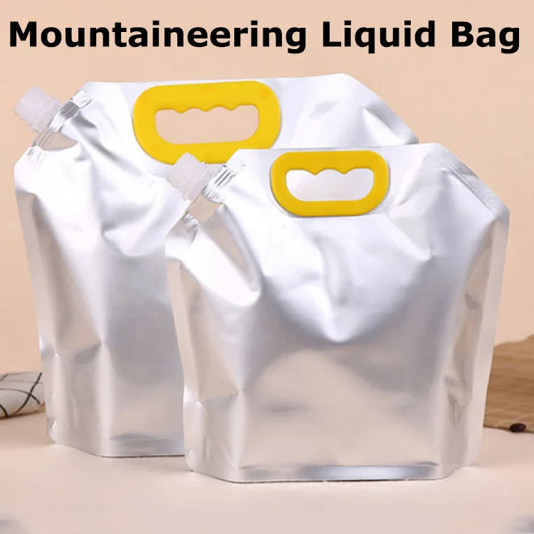 Custom Printing Oblique Mouth 1L 1.5L Smoothie Bag