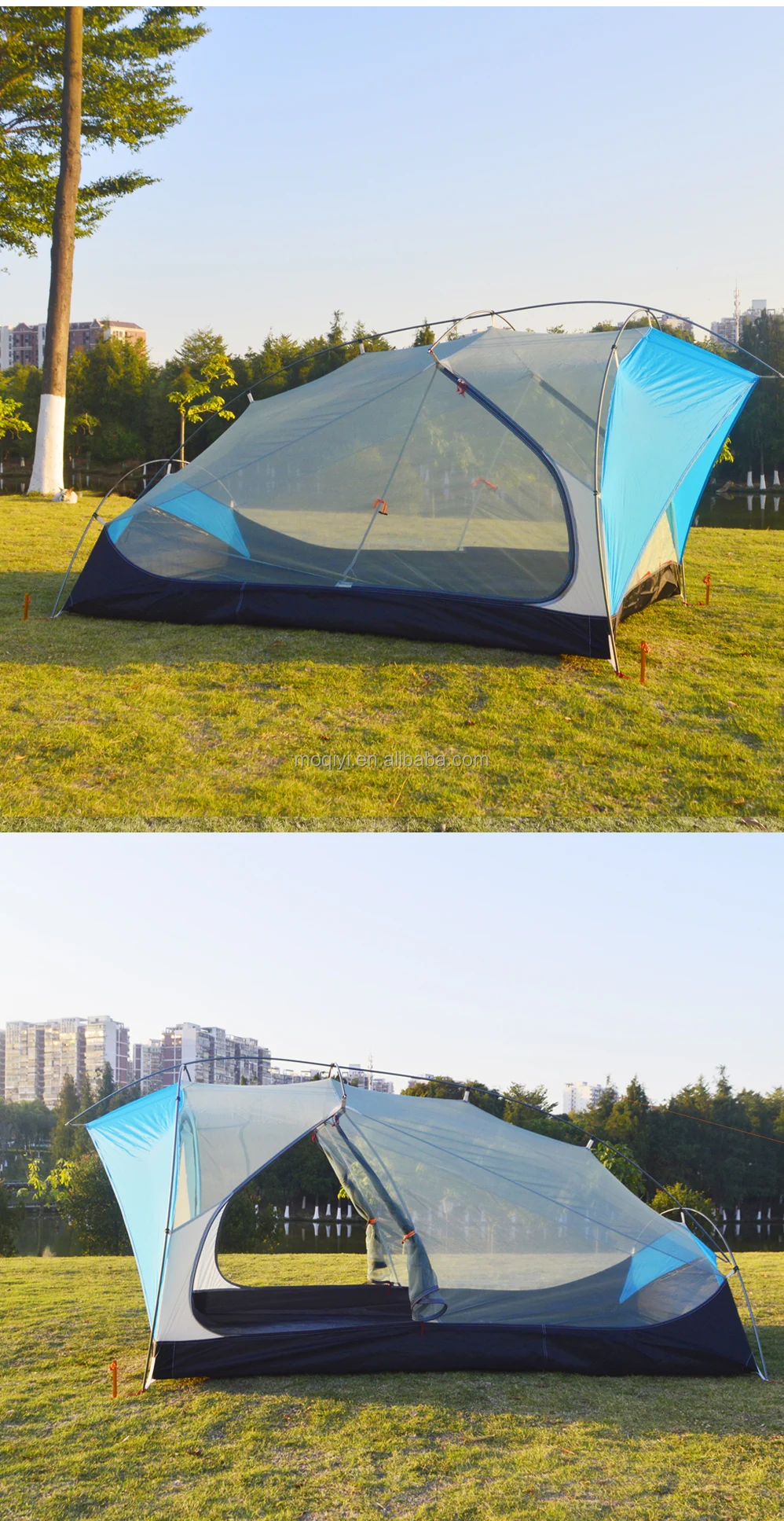 Portable Outdoor Mini Glamping Safari Tents Single Kiosk Fast Up ...