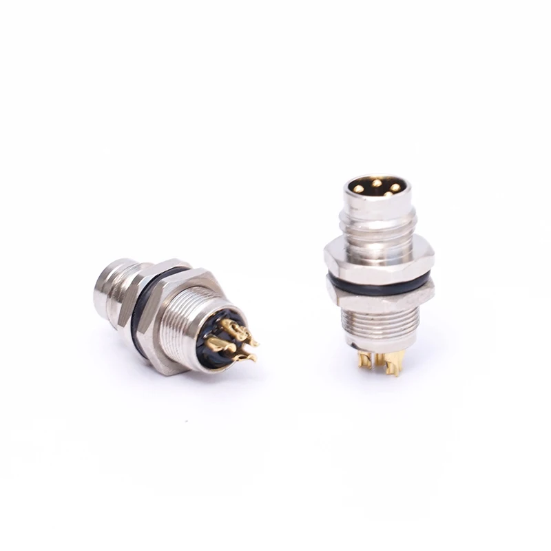 M8 Waterproof Aviation Connector With Wire Straight Head,8-pin With ...