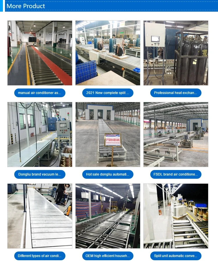 Different Kind Of Air Conditioner Assembly Line For Factory Made In ...