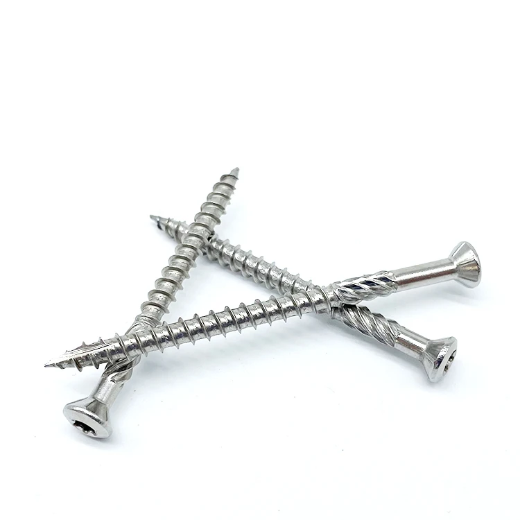 316 Stainless T-25 Star Drive Plated Steel Flat Head with Nibs to ...