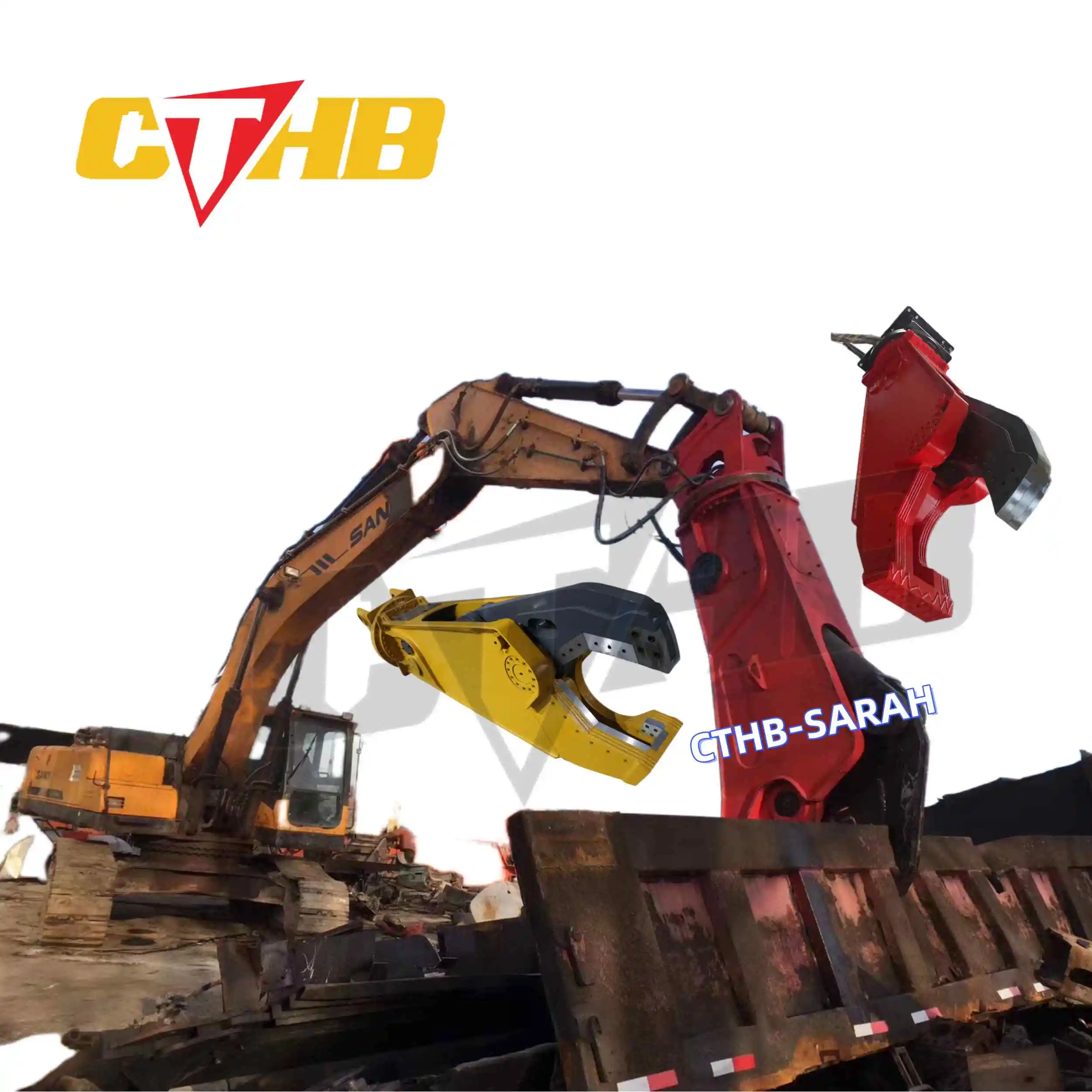 30ton Excavator Demolition Shear Scrap Metal Shear CTHB Hydraulic ...