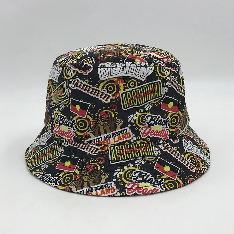 All Over Printing Design Bucket Hat Sublimation Digital Printing Bucket ...