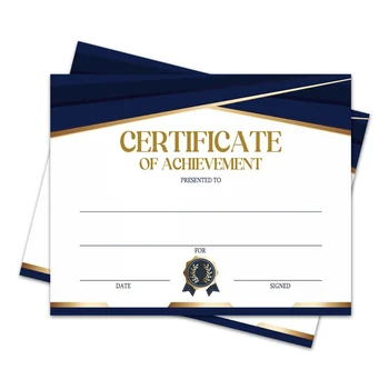 A4 Size Offset Printing Paper Certificate And Graduation Certificate ...