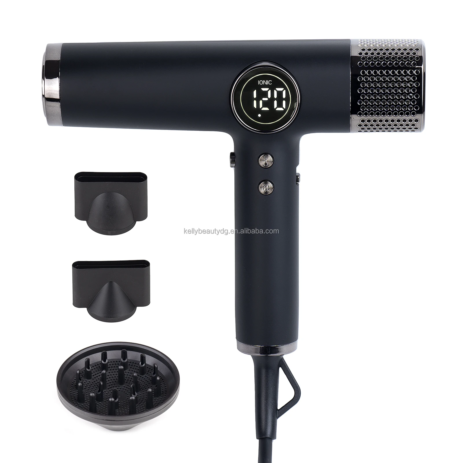 Bldc High Speed Hair Dryers With Air Auto Wrap Attachments Secadoras De ...