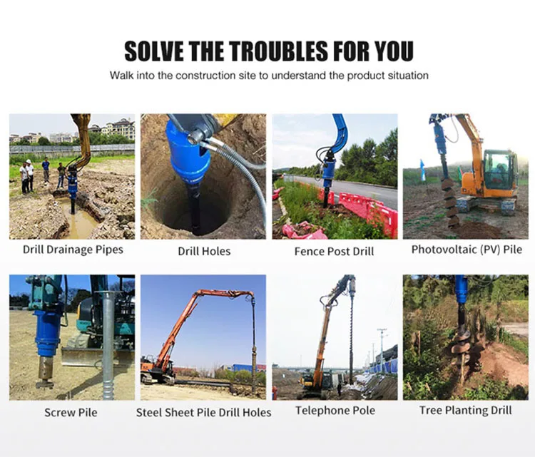 Hydraulic Earth Drill 36 Inch Auger Bit - Tree Planting Tools