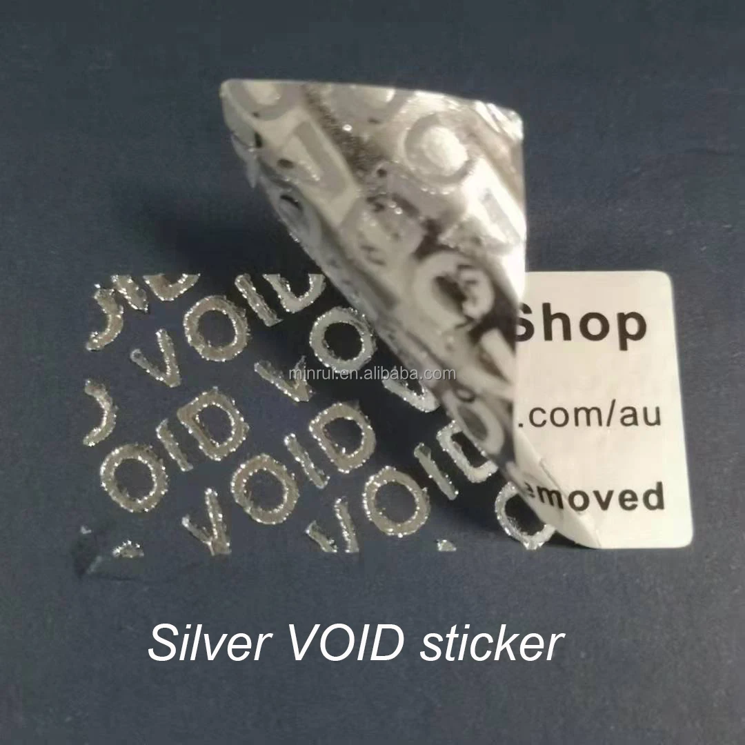 Custom Adhesive Void Open Tamper Proof Sticker - Buy Custom 3d Stickers ...