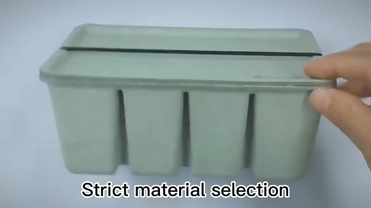 Custom Biodegradable Eco-friendly Dry Press Molded Paper Pulp Storage Packaging Box - Buy Pulp ...