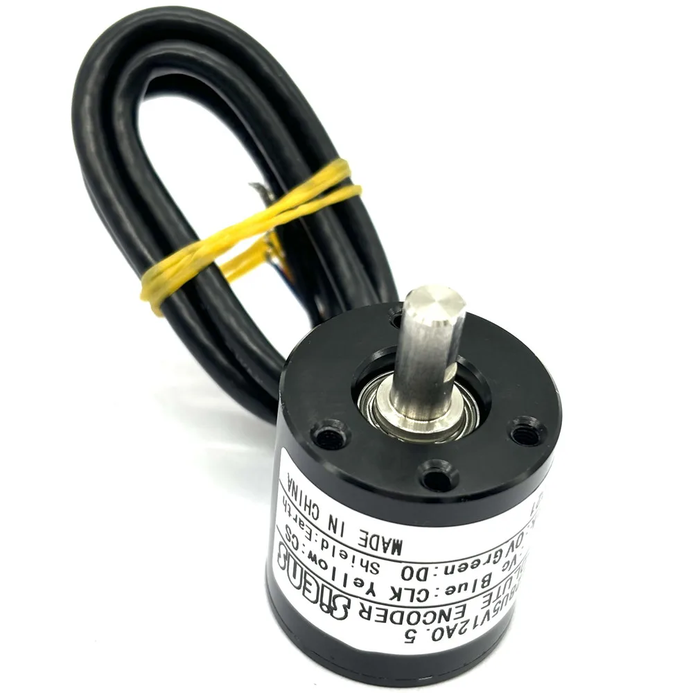 28mm Hall Effect Angle Sensor Ssi Output Micro Absolute Rotary Encoder ...