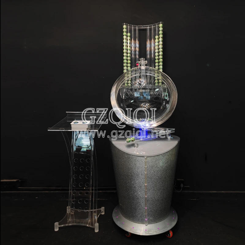 Air Blown Lottery Drawing Machine For 3d 4d 5d 6d Lotto Games - Buy ...