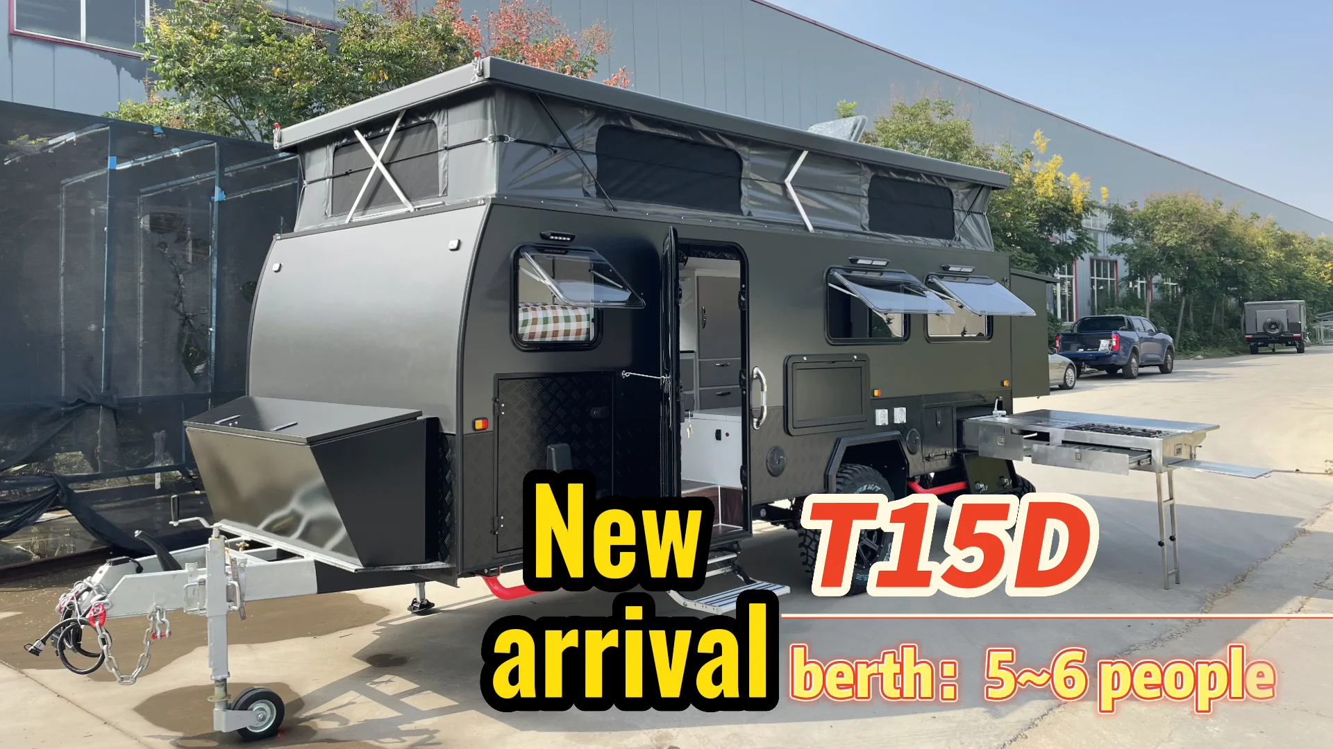 4x4 Australian Standard Off Road Pop Top Camper Trailer Rear Expand ...