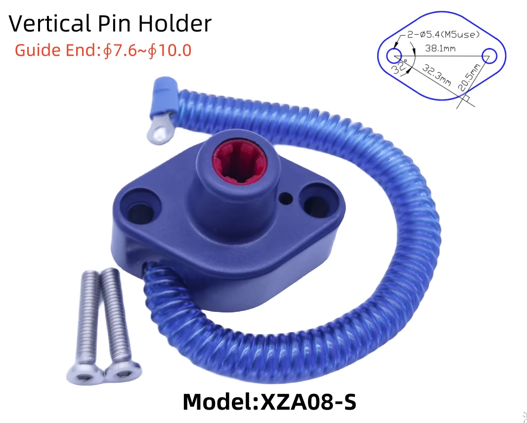Cnc Plastic Vertical Pin Fixed Device With Plastic Or Steel Cable ...