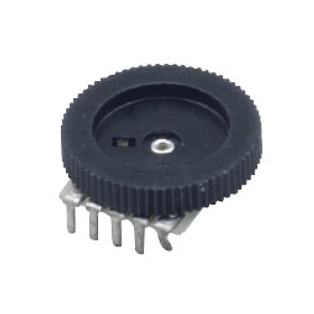 Dial Potentiometer 16mm 5pin Stereo Gear Wheel Potentiometer Volume ...