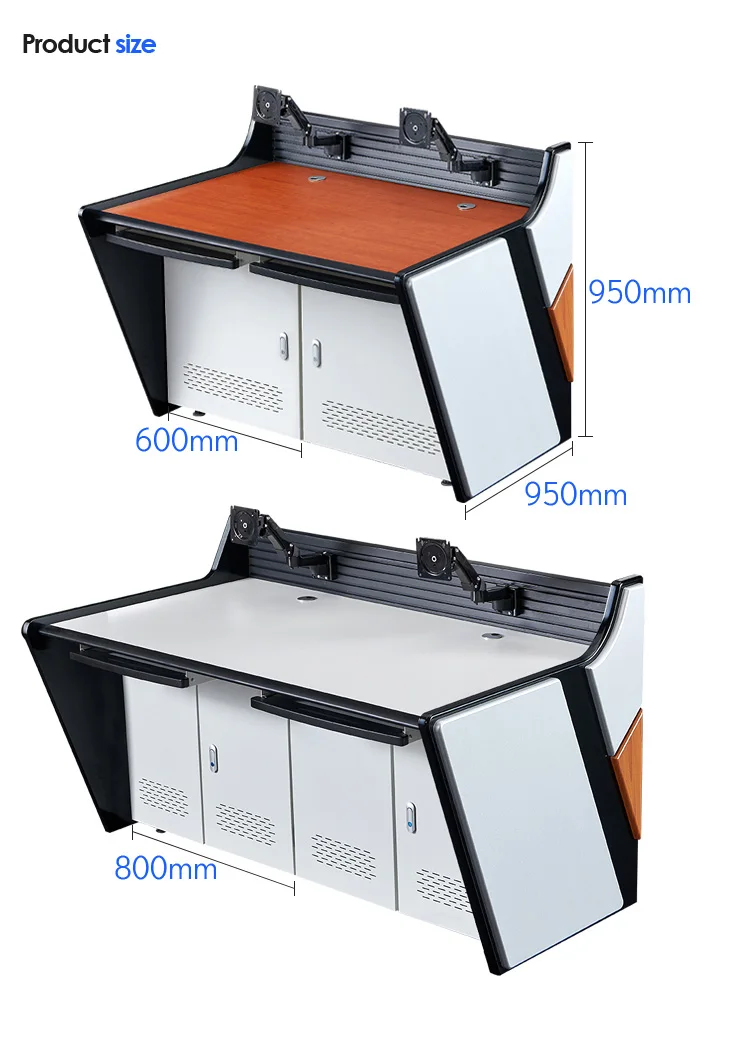 Office Furniture Modern Operator Console Desk For Security Command ...