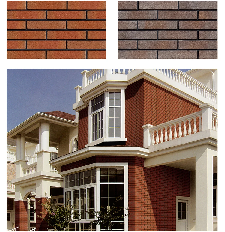 Terracotta Brick Slip Tiles Modern Facing Wall Decoration Various Red ...