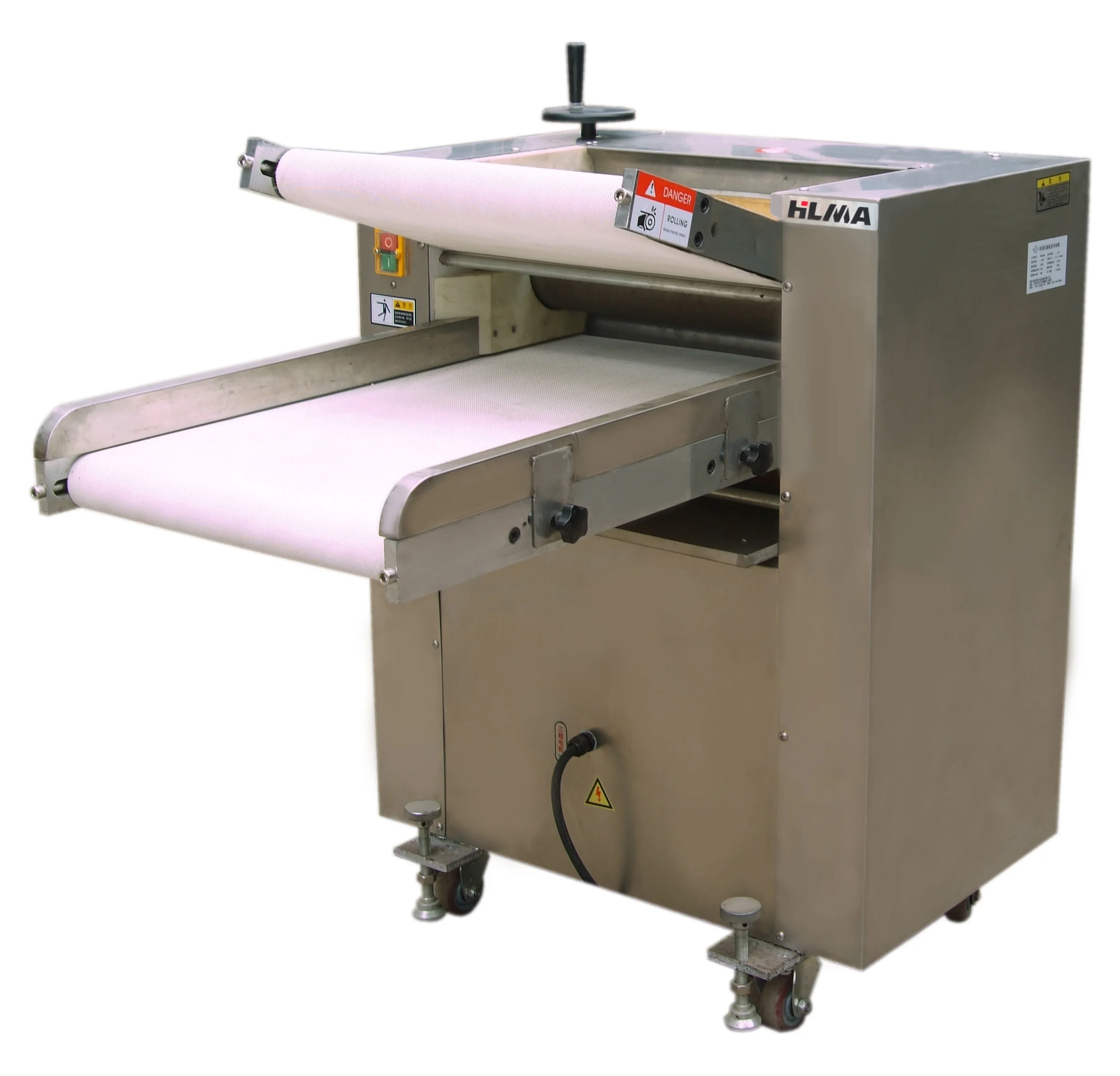 Automatic Bakery Dough Sheeter Bread Dough Press Machine Roller Width ...