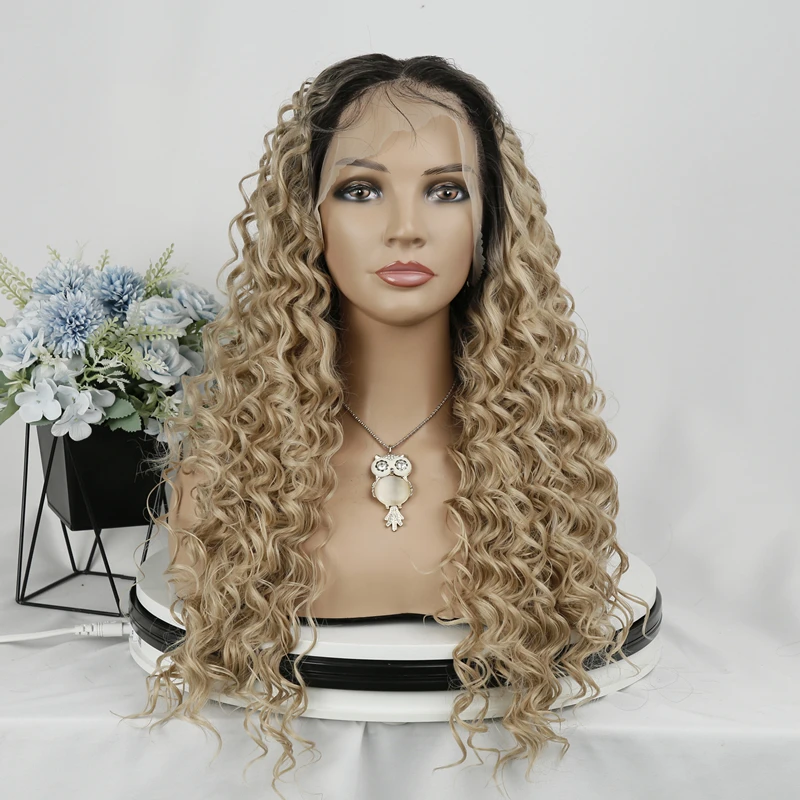 Razer Hair 28 Inch Long Blonde Wigs - HD Lace, Regular Wave