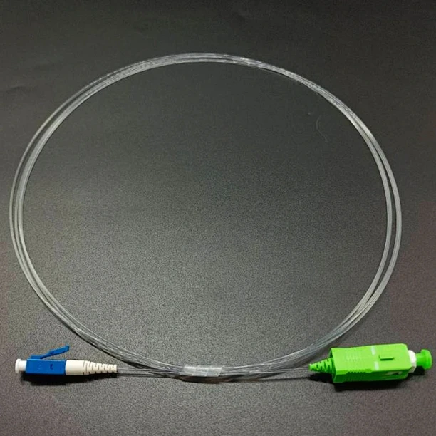 G657b3 Nylon Transparent Fiber Optic Ftth Drop Cable Fiber Pre-term ...