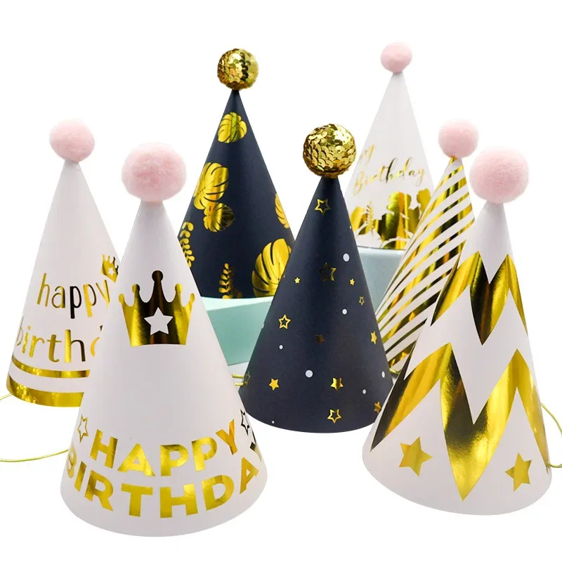 Best Selling Paper Party Hat Cone Shape Paper Hats Decoration For ...
