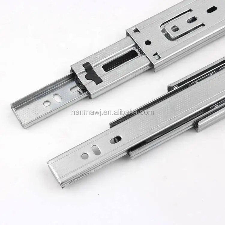 Kitchen drawer slide telescopic channel drawer slides bearings soft ...