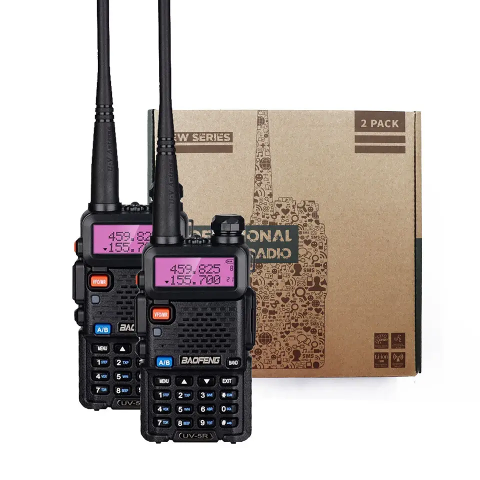 Baofeng Uhf Vhf 8w Uv-5r Dual Band Ham Two Way Radio Baofeng Uv5r ...