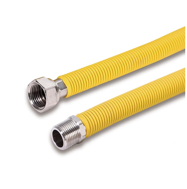 304 Stainless Steel Gas Pipe Corrugated Flexible Gas Hose extensible ...