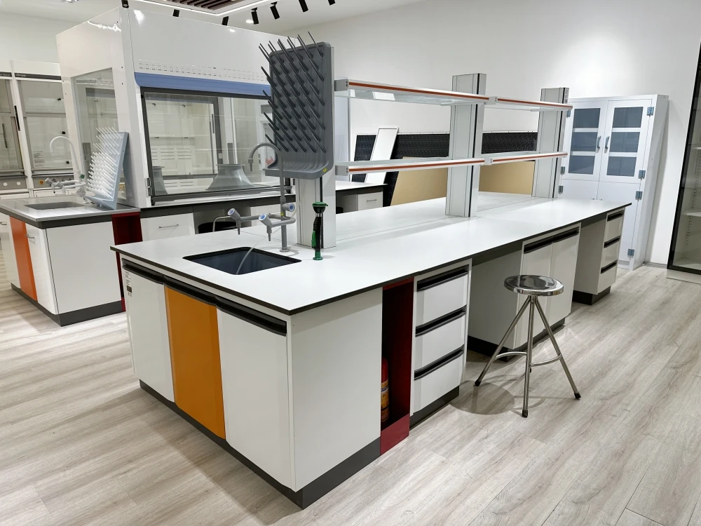 Customized Laboratory Lab Furniture Vent Fume Hood School Table Bench ...