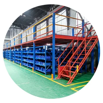 Oem Industrial Steel Mezzanine Decking Racking For Multi-level Storage ...