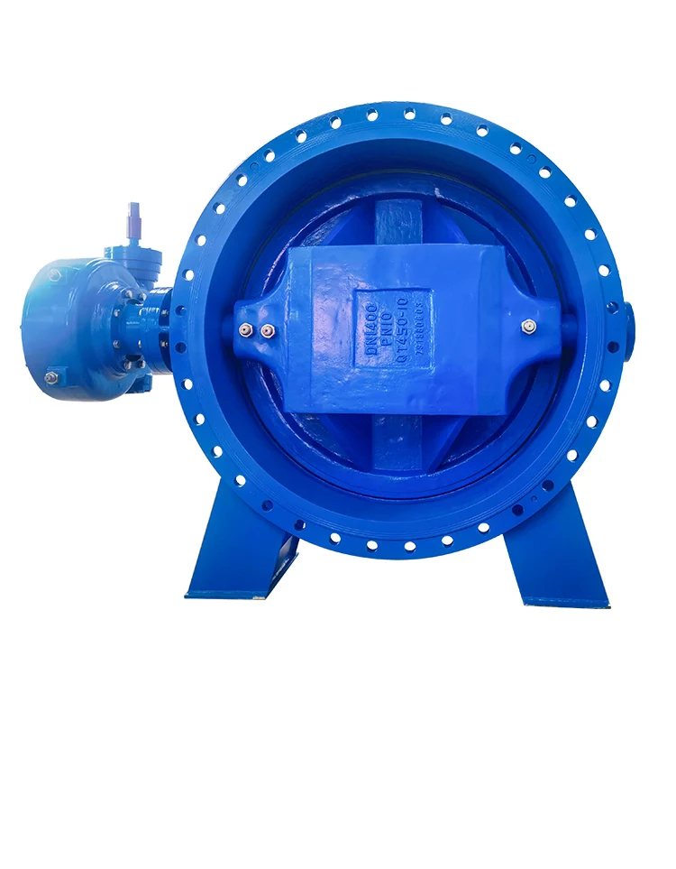 Customized Flange Double Eccentric Butterfly Valve D342x-16q Large-diameter Bi-directional Soft ...