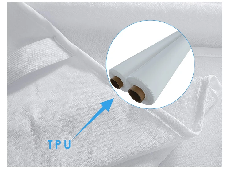 White Black Film Oeko Tex Tpu Film Roll Materials Waterproof Breathable ...