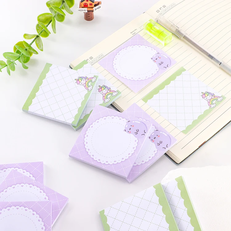 Creative Stationery Colorful Cartoon Patterns Gridding School Office ...