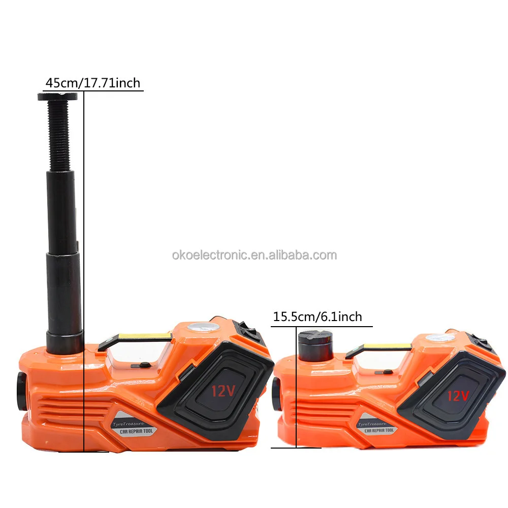 Quick Car Lifter Hydraulic Jack 3.5T DC 12V 180W Electric Car Jack ...