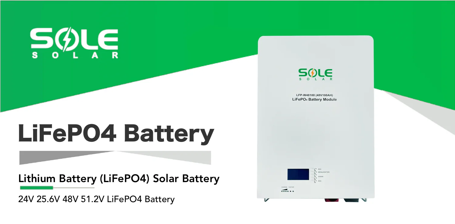 Sole Solar Power Wall 5kwh Lifepo4 Lithium Battery 10kwh Wall Mounted ...
