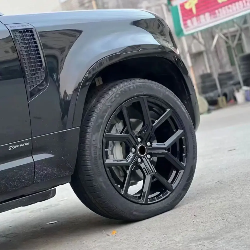 Land Rover Defender 22 Inch Gloss Black Aluminum Wheel Rims Oem