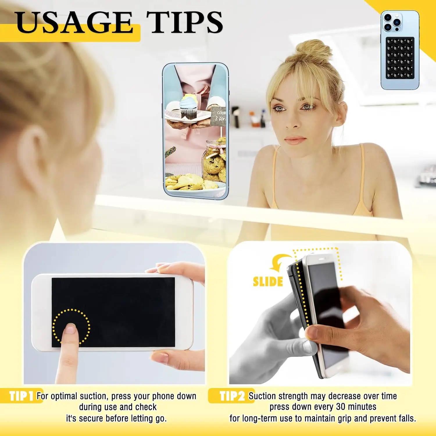 Silicone Suction Phone Holder For Selfies & Videos - Oem | Wholesale