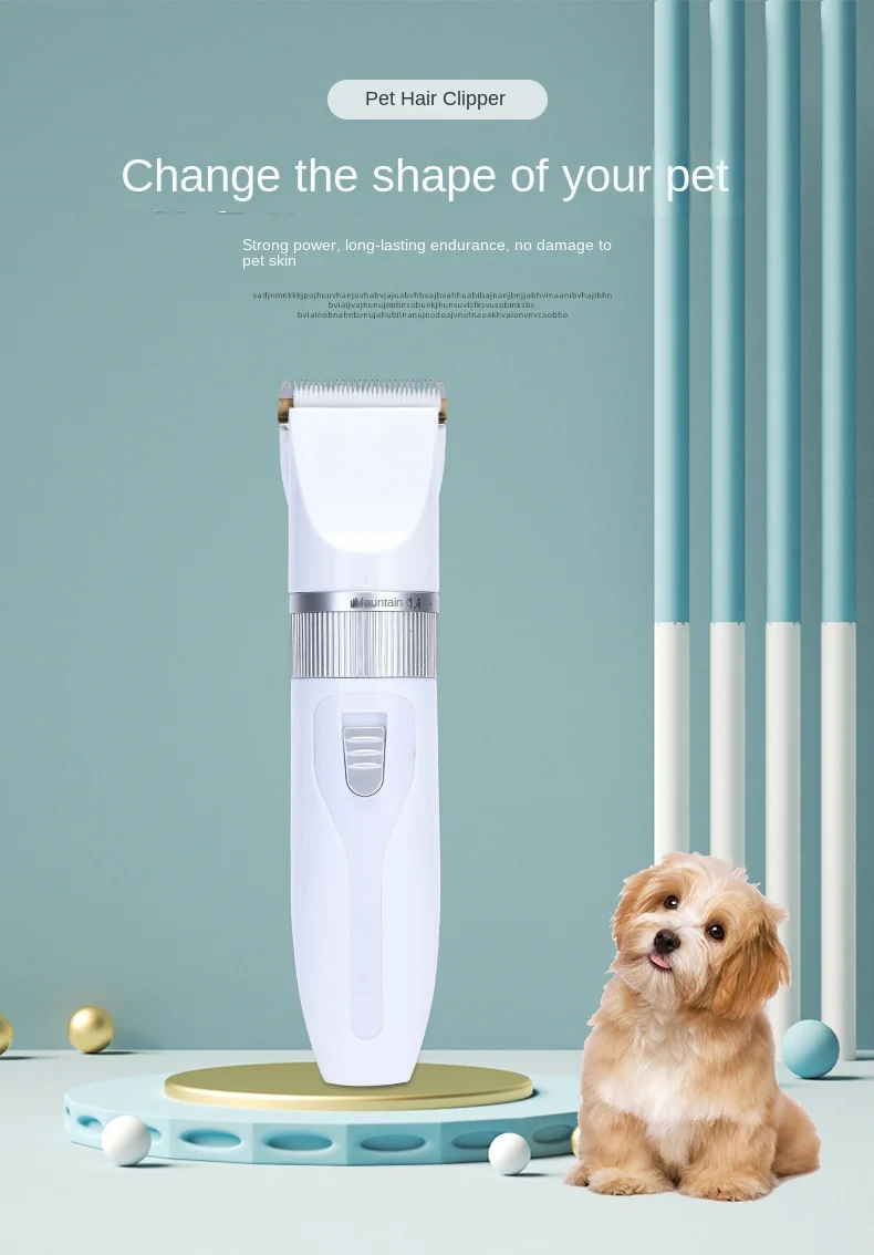 Pet Shaver Electric Clipper Teddy Professional High-power Electrical ...