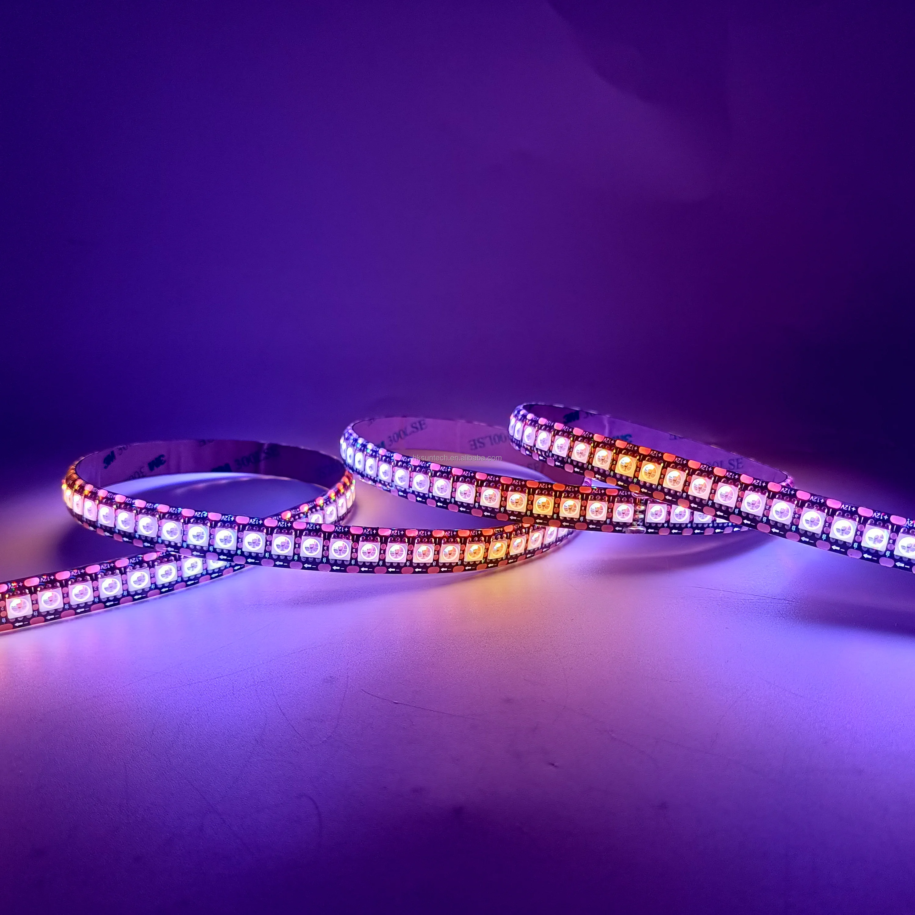Individually Addressable APA102 144 leds LED Strip Light 12mm 43w/m For ...