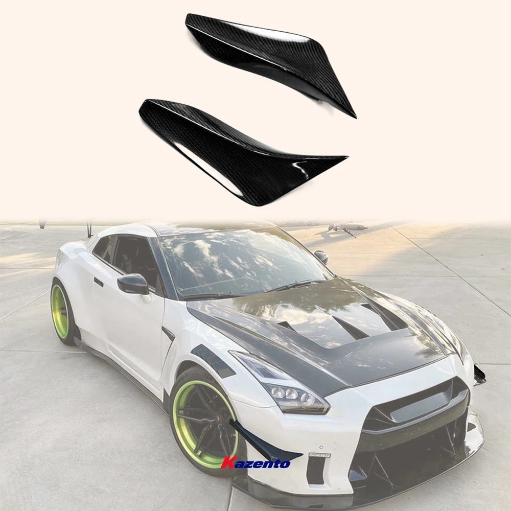 For 2007-2016 Nissan GTR R35 OE Style Front Bumper Canard Splitter ...