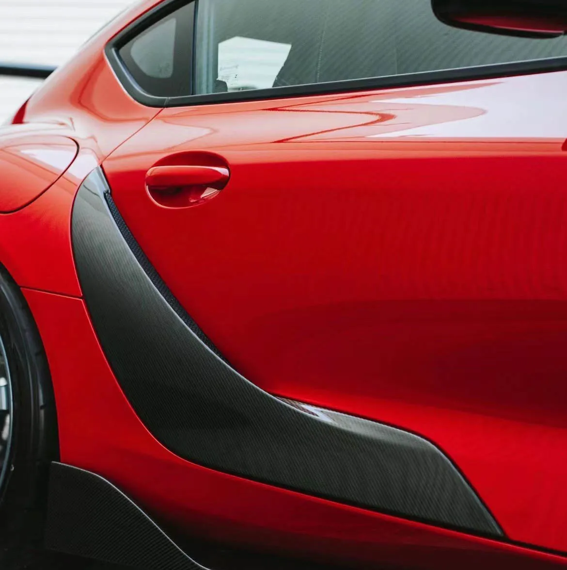New Carbon Fiber Toyota GR Supra A90 A91 MK5 MKV Side Door Trim Door ...