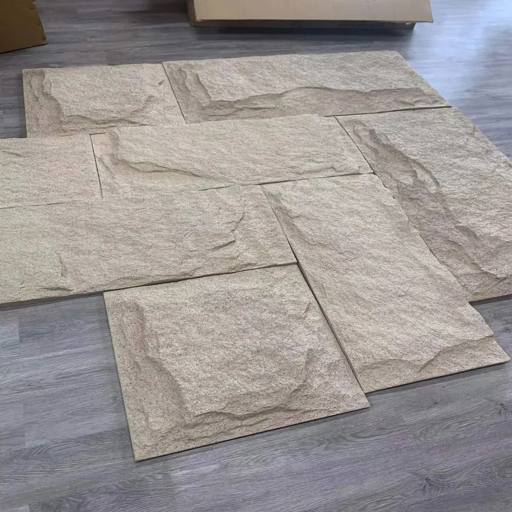 Decorative Fake Artificial Rock Pu Mushroom Wave Traaventine Stone ...