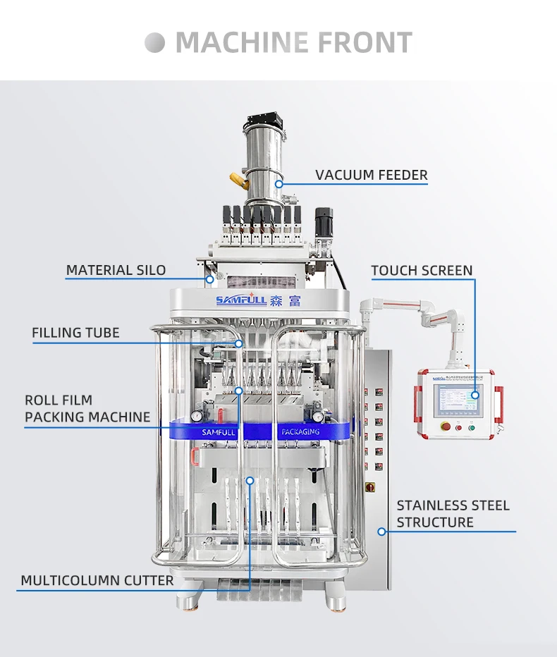 Automatic Multi lane Electrolytes Powder Stick Packing Filling Machine ...