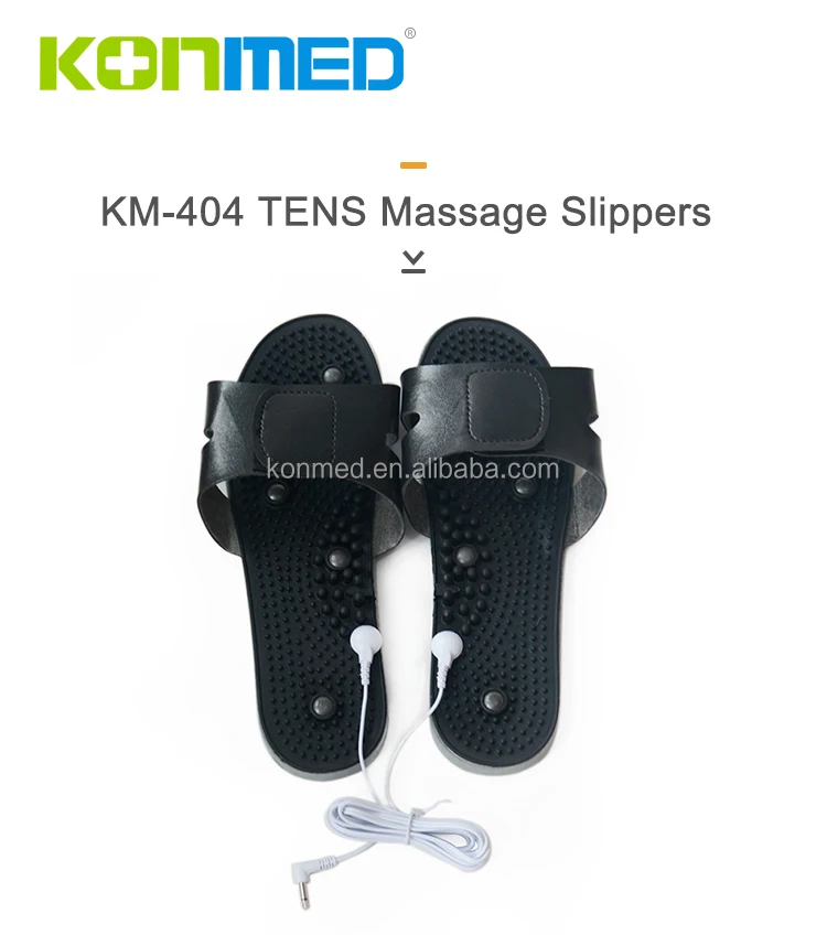 Acupoint Massage Electrode Slipper Foot Electrotherapy Relaxer Tens Ems ...