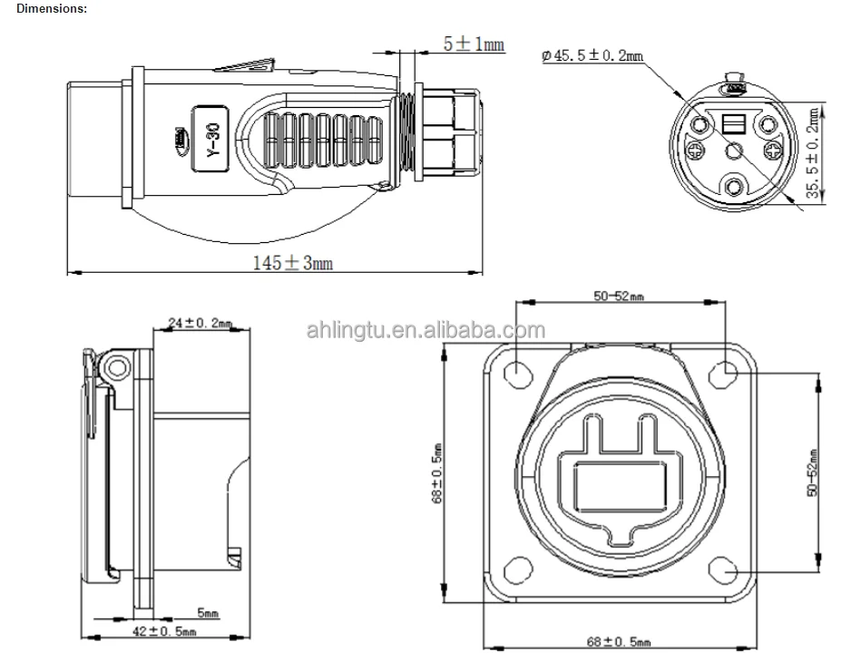 YEEDA Y-30 DC Power Connectors - Reliable and Versatile
