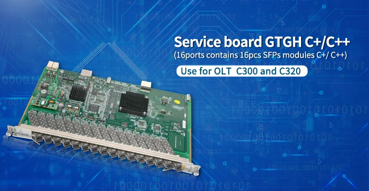 Gpon Service Board Tarjeta Pon Gtgh 16 Ports Business Card With 16 C+ ...