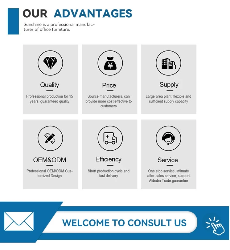 Sunshine Office Desks Ergonomic Office Furniture 2/4/6 Person ...