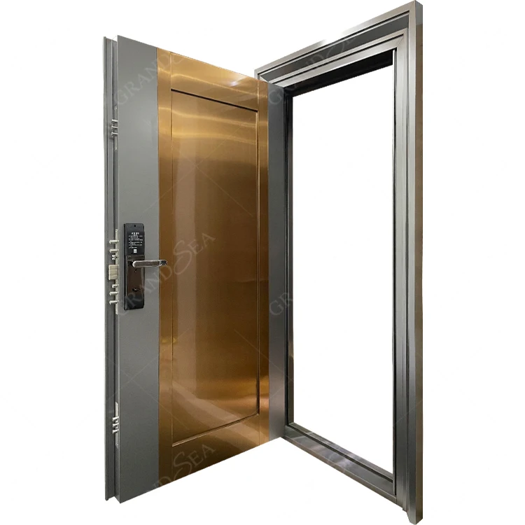 China Stainless Steel Single Door Design Metal Door Sales in America