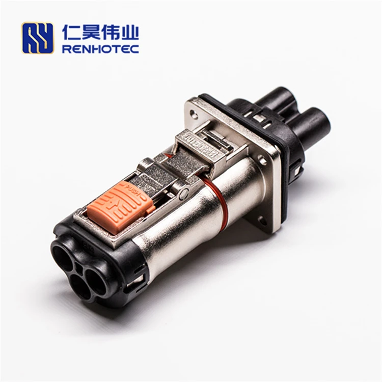 Ev Bayonet High Voltage Interlock Loop System Waterproof Panel Circular ...